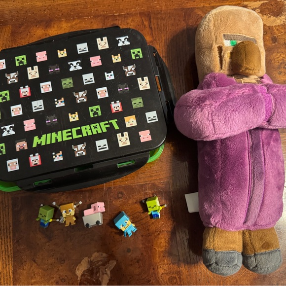 Minecraft | Toys | Minecraft Kids Toy Set Black And Purple | Poshmark